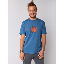 wat? Apparel T-Shirt Herbst in Bright Blue | Gr.: 50