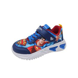 Geox Sneaker Assister Superman Blinki in Blau | Gr.: 32