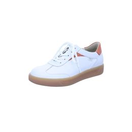 Finn Comfort Schn&uuml;rschuhe INTERLAGOS in weiss/mandarine | Gr.: 5,5