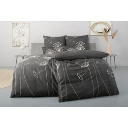 Bettw&auml;sche OTTO HOMEanthrazit, Satin, Obermaterial: 100% Baumwolle, Bettw&auml;sche, "Soucy", ab Gr. 135x200, 100% Baumwolle, Renforc&eacute; & PREMIUM Satin