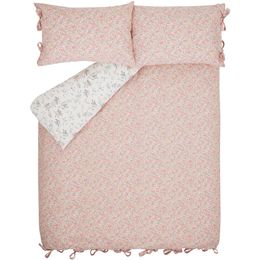Wendebettw&auml;sche Laura Ashley, bunt, Satin, Obermaterial: 100% Baumwolle, Bettw&auml;sche, "Loveston, aus Baumwoll Satin", mit floralem Muster, 3teilig,