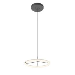 Vibia Halo Jewel 2350 Pendelleuchte mit Aufbaubaldachin Schwarz 3000K DALI-2