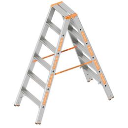 Layher Stufenstehleiter TOPIC 1043 - 2x6 Stufen