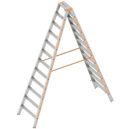 Layher Stufenstehleiter TOPIC 1043 - 2x12 Stufen