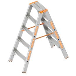 Layher Stufenstehleiter TOPIC 1043 - 2x5 Stufen