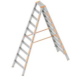 Layher Stufenstehleiter TOPIC 1043 - 2x10 Stufen