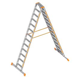 Layher Stufenstehleiter TOPIC 1043 - 2x13 Stufen
