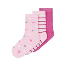 name it Socks 'NMFDOTTISIA' girl Pink size 25/27