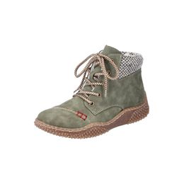 Rieker Lace-Up Ankle Boots female Green size 37