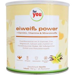For You eiwei&szlig; power Vanille Pulver 750 g