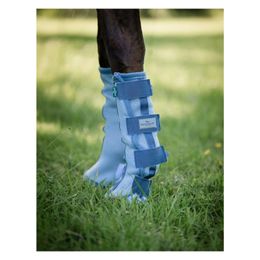Horseware Fly Boots, f&uuml;r Vorder- oder Hinterbeine heatherblue/blue/silver WB
