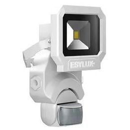 Esylux AFL SUN LED-Strahler mit Bewegungsmelder 10W 3000K, wei&szlig;