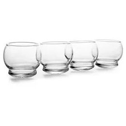 Normann Copenhagen &ndash; Rocking Glas (4er-Set, 25 cl, vielseitig & robust)