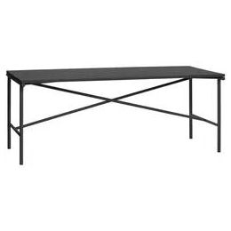Hubsch - Villa Outdoor Table Large Black &ndash; Gro&szlig;er Outdoor-Tisch aus Metall in Schwarz