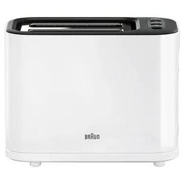 Braun Toaster 2 Scheiben HT 3010 WH wei&szlig;