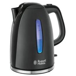 Russell Hobbs RUSSEL HOBBS Wasserkocher Textures Plus 1,7l 2400Watt schwarz
