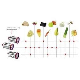 Westmark Trommelreibe Scharfe Herta mit 3 Trommeln