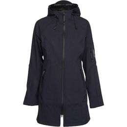 Ilse Jacobsen Lange Regenjacke Rain37 Dark Indigo (Gr&ouml;&szlig;e: 34)