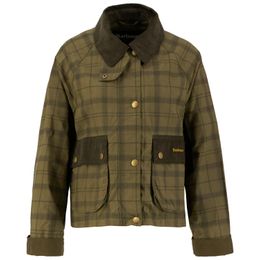 Barbour Jacke Tartan Cropped Beadnell Dusky Green Tartan/Highland Olive (Gr&ouml;&szlig;e: 16)