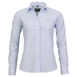 Laksen Oxford-Streifenbluse Hellblau gestreift (Gr&ouml;&szlig;e: XL)