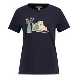 Barbour T-Shirt Brambles Navy (Gr&ouml;&szlig;e: 10)