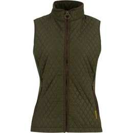 Barbour Steppweste Basswood Oliv (Gr&ouml;&szlig;e: 8)
