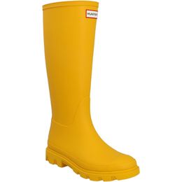 Hunter Gummistiefel Unisex Downpur Tall Yellow (Gr&ouml;&szlig;e: 4)