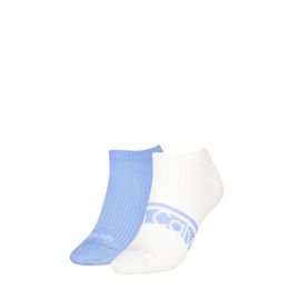 Sneakersocken Calvin Klein "CK WOMEN SNEAKER LOGO STRIPE", Damen, sky blau, Baumwollmischung, normal, Socken Sneakersocken, mit Logoschriftzug, Cotton-Mix