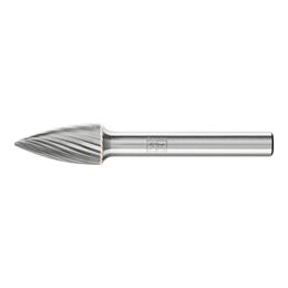 Pferd TOOLS Hartmetall Fr&auml;sstift Spitzbogen SPG &Oslash; 10x20mm Schaft-&Oslash; 6 mm Z3 universal mittel (21122606)