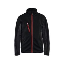 BLAKL&Auml;DER Blakl&auml;der Softshell Jacke Service Plus, schwarz / rot, Unisex-Gr&ouml;&szlig;e: XL (495025169956XL)