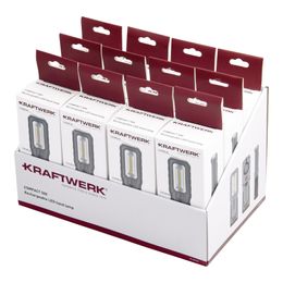 Kraftwerk LED Handlampe COMPACT 500, wiederaufladbar Display 12 teilig (701.000.100)