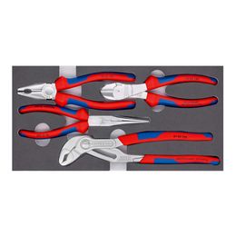 Knipex 00 20 01 V17 Zangen-Set in Schaumstoffeinlage 4-teilig )