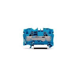 WAGO GmbH& Co. KG Durchgangsklemme 0,5-6/10qmm blau, 2L 2006-1204)