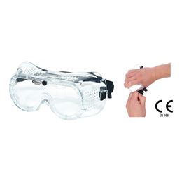 KS Tools Schutzbrille mit Gummiband-transparent, EN 166 (310.0120)