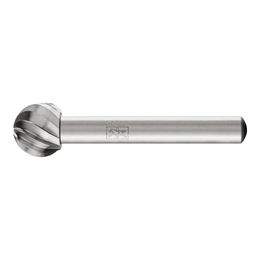 Pferd TOOLS HSS Fr&auml;sstift Kugelform F &Oslash; 12x10mm Schaft-&Oslash; 6 mm Z 1 universal grob (22420516)