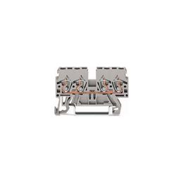 WAGO GmbH& Co. KG Durchgangsklemme 0,08-2,5/4mmq grau 870-831)