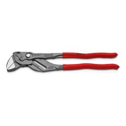 Knipex 86 01 300 Zangenschl&uuml;ssel Zange und Schraubenschl&uuml;ssel in einem Werkzeug mit rutschhemmendem Kunststoff &uuml;berzogen grau atramentiert 300 mm)