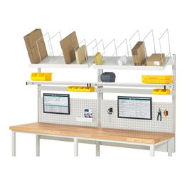 Rau System-Aufbau Komplettset 03, f&uuml;r Produktbreite 2500 mm, RAL7035/RAL7035 (EE-BW-KS-03-2500.12)