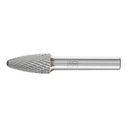 Pferd TOOLS Hartmetall Fr&auml;sstift Rundbogen RBF &Oslash; 12x25 mm Schaft-&Oslash; 8 mm Z3P universal mittel kreuzverzahnt (21117828)
