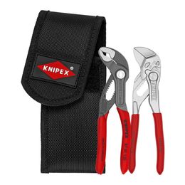 Knipex 00 20 72 V04 Mini-Zangenset in Werkzeugg&uuml;rteltasche 1 x 87 01 125, 1 x 86 03 125 160 mm)
