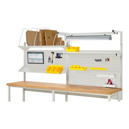 Rau System-Aufbau Komplettset 06, f&uuml;r Produktbreite 3000 mm, RAL7035/RAL7035 (EE-BW-KS-06-3000.12)