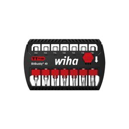 wiha Bit Set BitBuddy 7-tlg. I TY-Bit 49 mm I PZ, TX 1/4" E6,3 I Zubeh&ouml;r f&uuml;r Schraubanwendungen I Impact- und Schlagschraubergeeignet (42118))