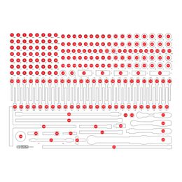 KS Tools Leere Schaumstoffeinlage zu 821.0221 (821.0221-97)