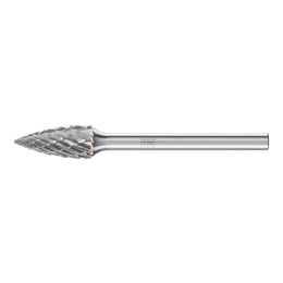 Pferd TOOLS Hartmetall Fr&auml;sstift Spitzbogen SPG &Oslash; 06x13 mm Schaft-&Oslash; 3 mm Z3P universal mittel kreuzverzahnt (21222783)