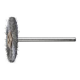 Pferd TOOLS Miniatur- Rundb&uuml;rste RBU &Oslash;32x2 mm Schaft-&Oslash;3 mm Stahl-Draht-&Oslash;0,10 (43102051)