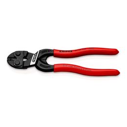 Knipex 71 31 160 CoBolt&reg; S Kompakt-Bolzenschneider mit Schneidaussparung mit Kunststoff &uuml;berzogen schwarz atramentiert 160 mm)