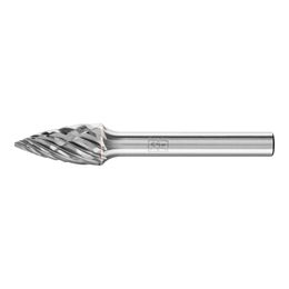 Pferd TOOLS Hartmetall Hochleistungsfr&auml;sstift CAST Spitzbogen SPG &Oslash; 10x20mm Schaft-&Oslash; 6 mm f&uuml;r Gu&szlig;eisen (21122683)