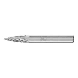 Pferd TOOLS Hartmetall Fr&auml;sstift Spitzbogen SPG &Oslash; 06x18 mm Schaft-&Oslash; 6 mm Z4 universal mittel fein (21122546)
