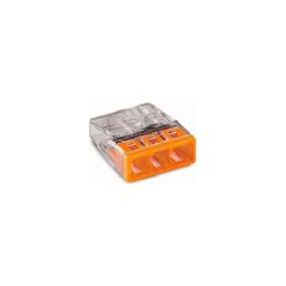 WAGO GmbH& Co. KG Verbindungsdosenklemme 3x 0.5-2.5 orange 2273-203)