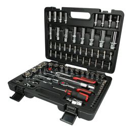 KS Tools 1/4"+1/2" CHROMEplus Steckschl&uuml;ssel-Satz, 78-teilig (918.0678)
